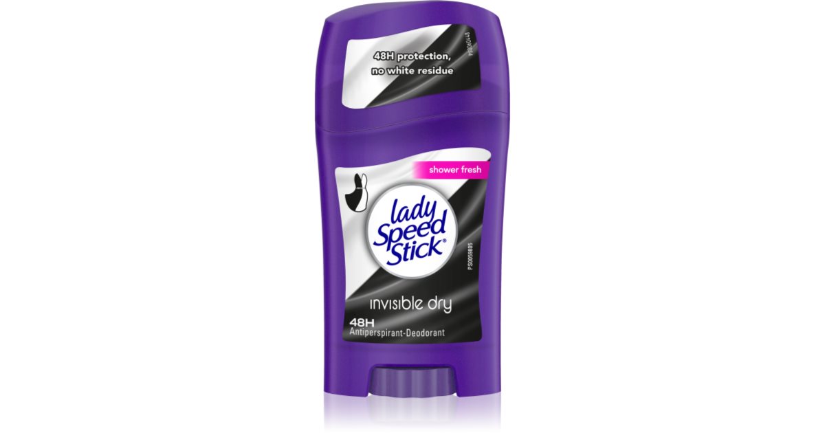 Lady Speed Stick Invisible Dry antiperspirant stick to treat yellow ...