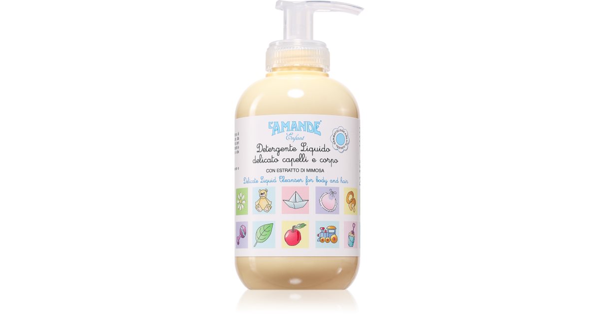 L'Amande Baby Delicate Liquid Detergent shampoing et gel de douche pour ...
