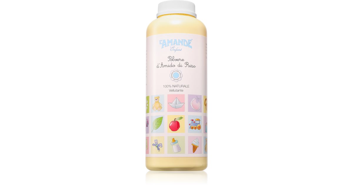 L'Amande Baby Rice Starch Powder Special Nursing Care for baby’s skin ...