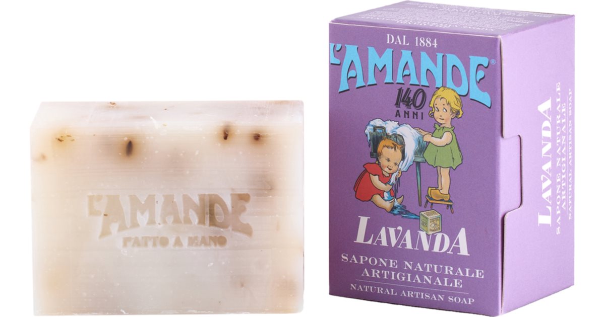 L'Amande Lavander natürliche feste Seife für Hände und Körper | notino.at