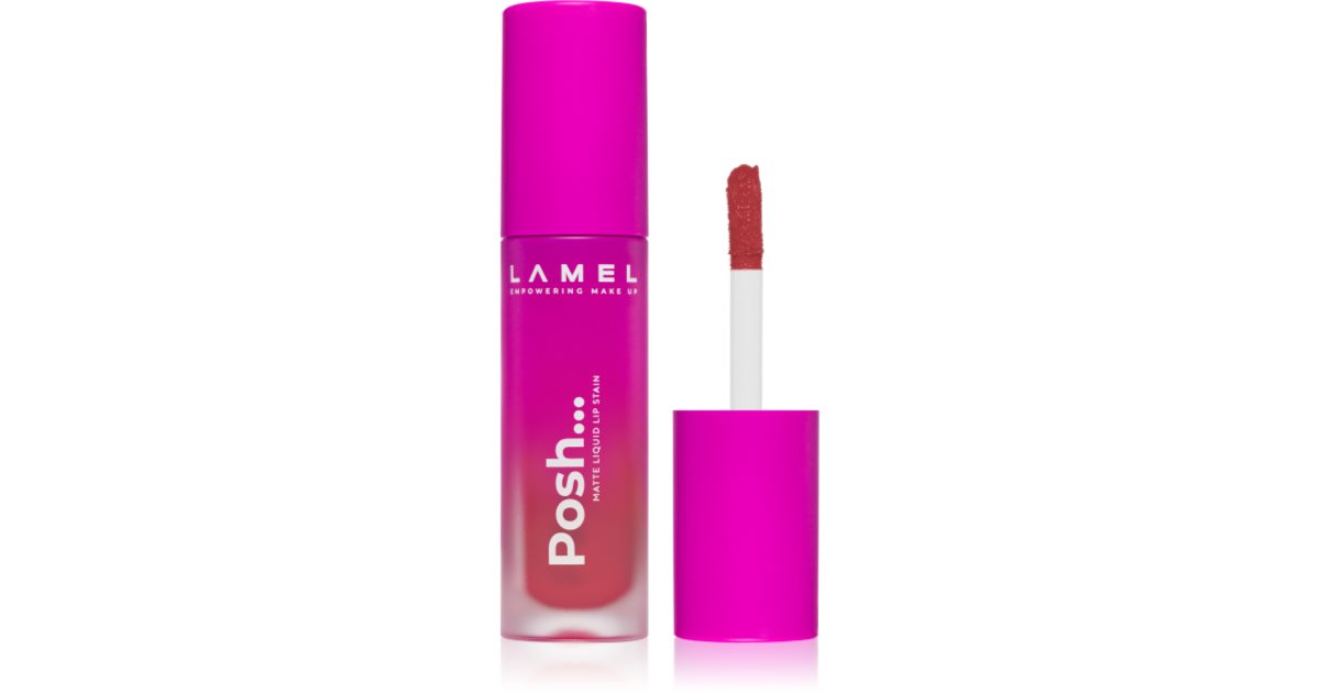 LAMEL Posh Matte Liquid Lip Stain long-lasting matt liquid lipstick ...