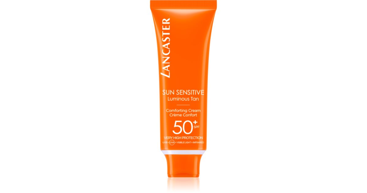 Lancaster Sun Sensitive Comforting Cream Face Sun Cream SPF 50 ...