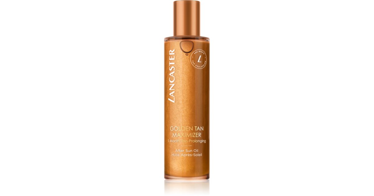 Lancaster Golden Tan Maximizer After Sun Oil olio corpo per prolungare ...