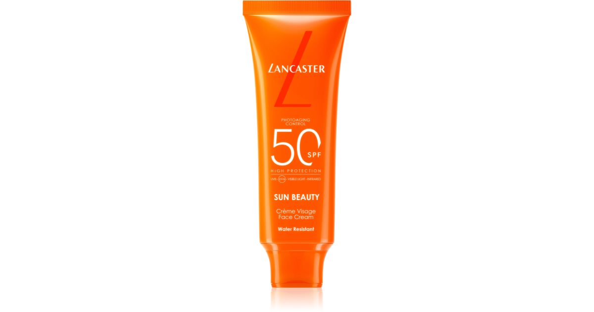 Lancaster Sun Beauty Face Cream facial sunscreen SPF 50 Review | notino ...