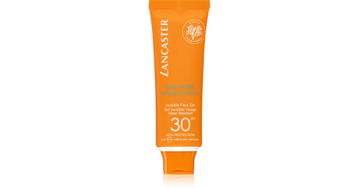 Lancaster Sun Sport Invisible Face Gel Mattierendes Gesichtshautgel SPF ...