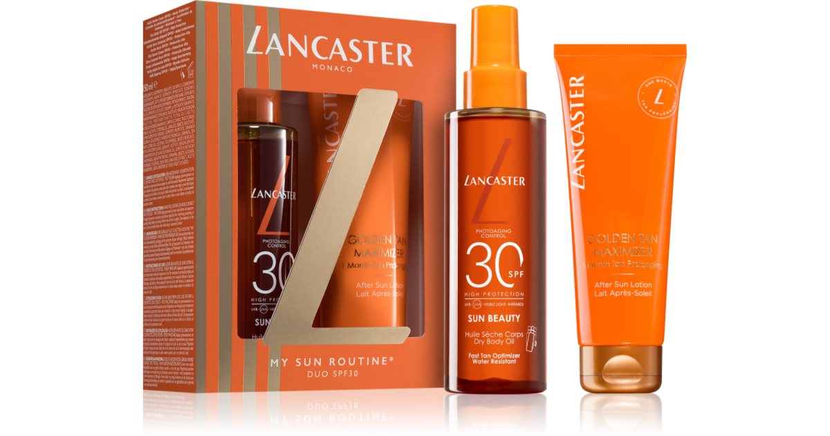 Lancaster Sun Beauty gift set for tanning SPF 30 | notino.co.uk