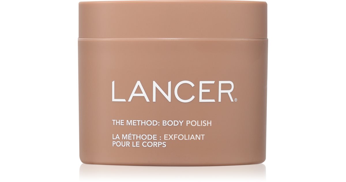 LANCER THE METHOD BODY POLISH crema exfoliante suave para el cuerpo ...