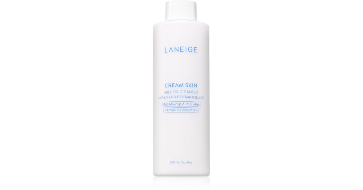 LANEIGE Cream Skin cleansing and makeup removing lotion with oil ...