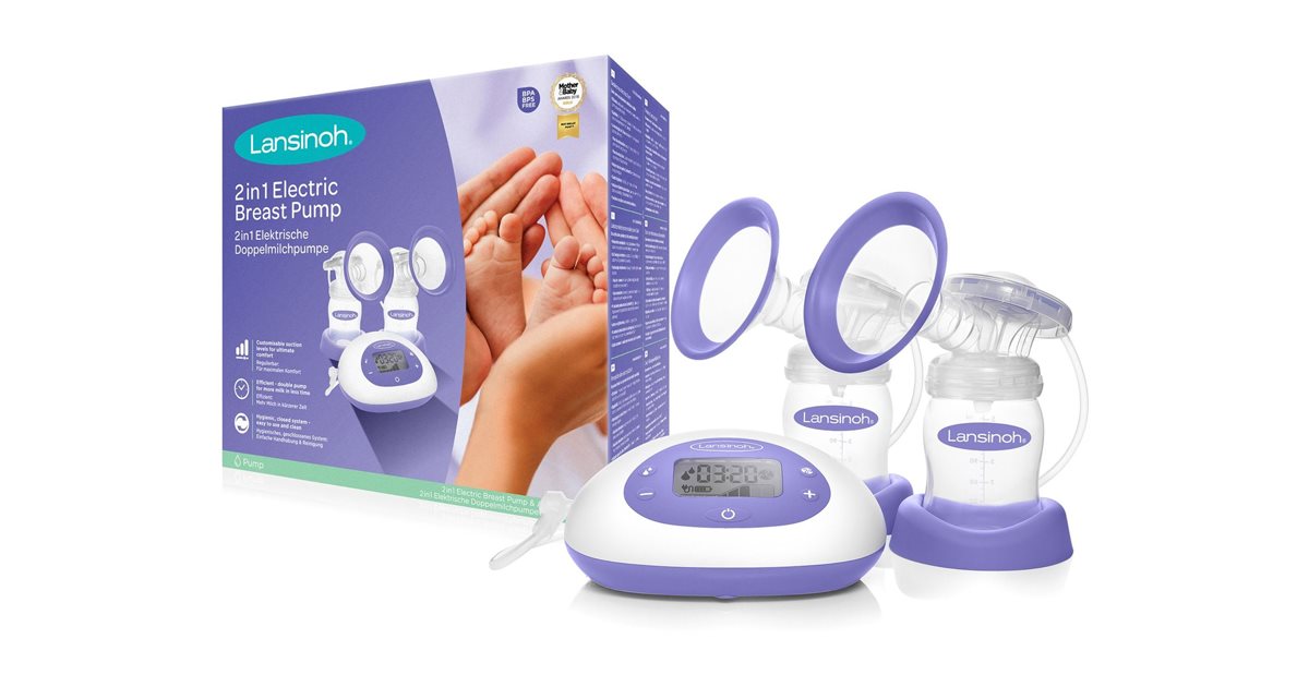 Lansinoh Breastfeeding 2in1 Electric Breast Pump | notino.pl Lansinoh Breastfeeding 2in1 Electric Breast Pump | notino.pl