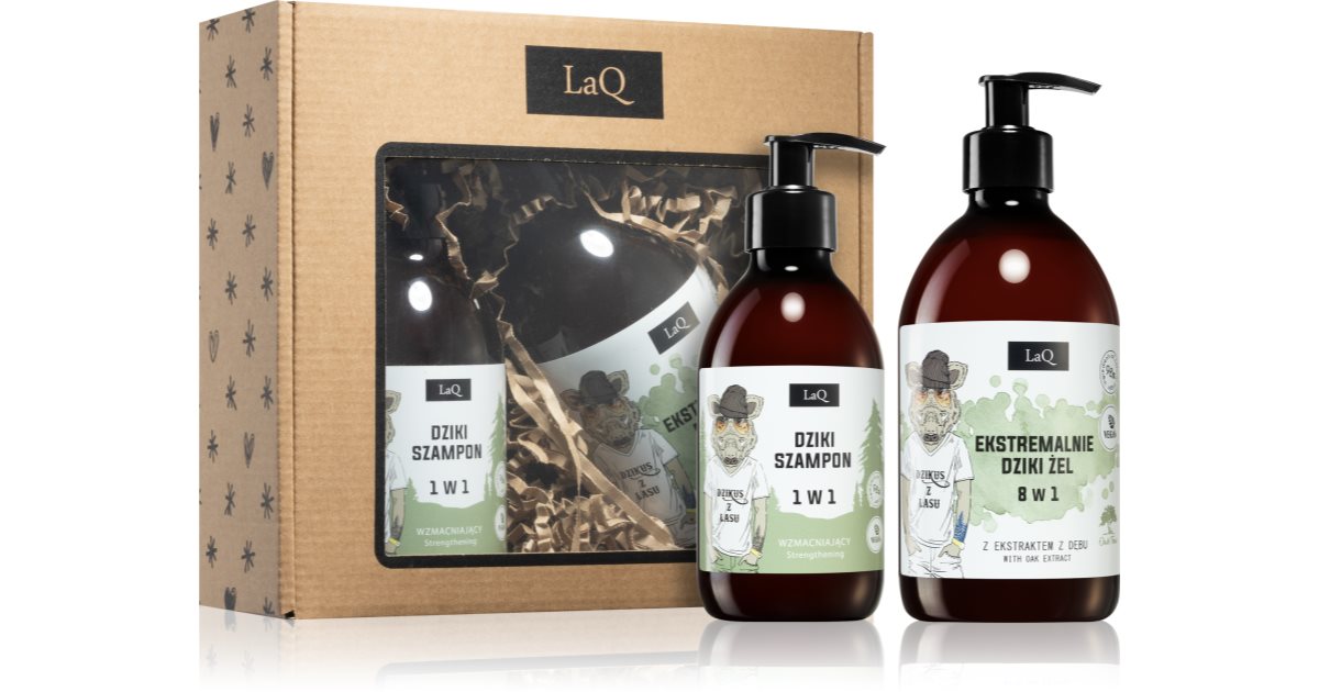 LaQ Boar From Forest coffret cadeau corps et cheveux | notino.fr