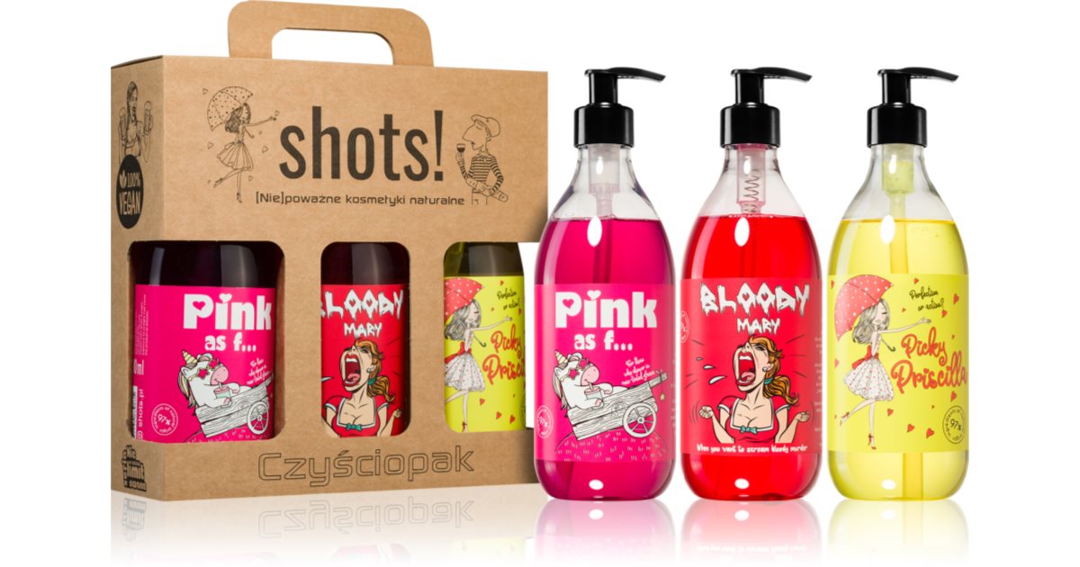 LaQ Shots! Pink As F... & Bloody Mary & Picky Priscilla vánoční dárková sada | notino.cz