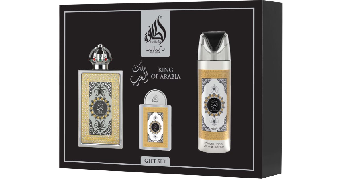 Lattafa King Of Arabia gift set for men | notino.co.uk