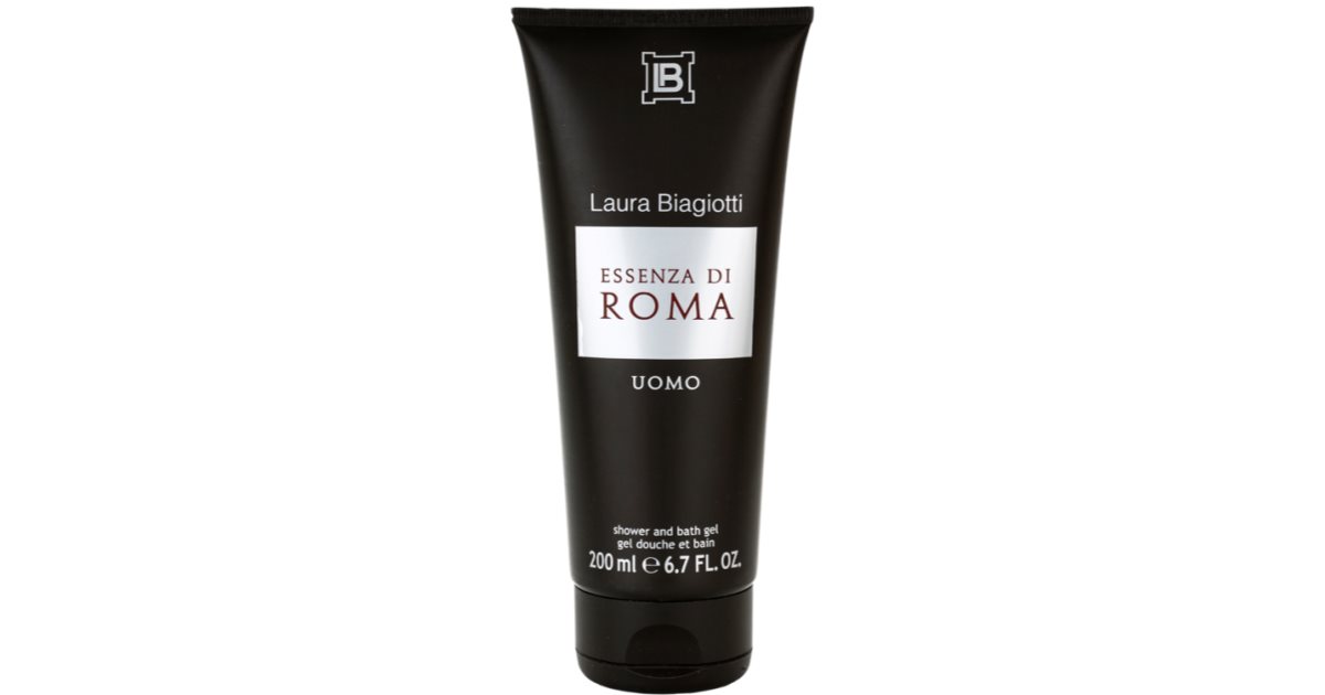 Laura Biagiotti Essenza di Roma Uomo sprchový gel pro muže 200 ml ...