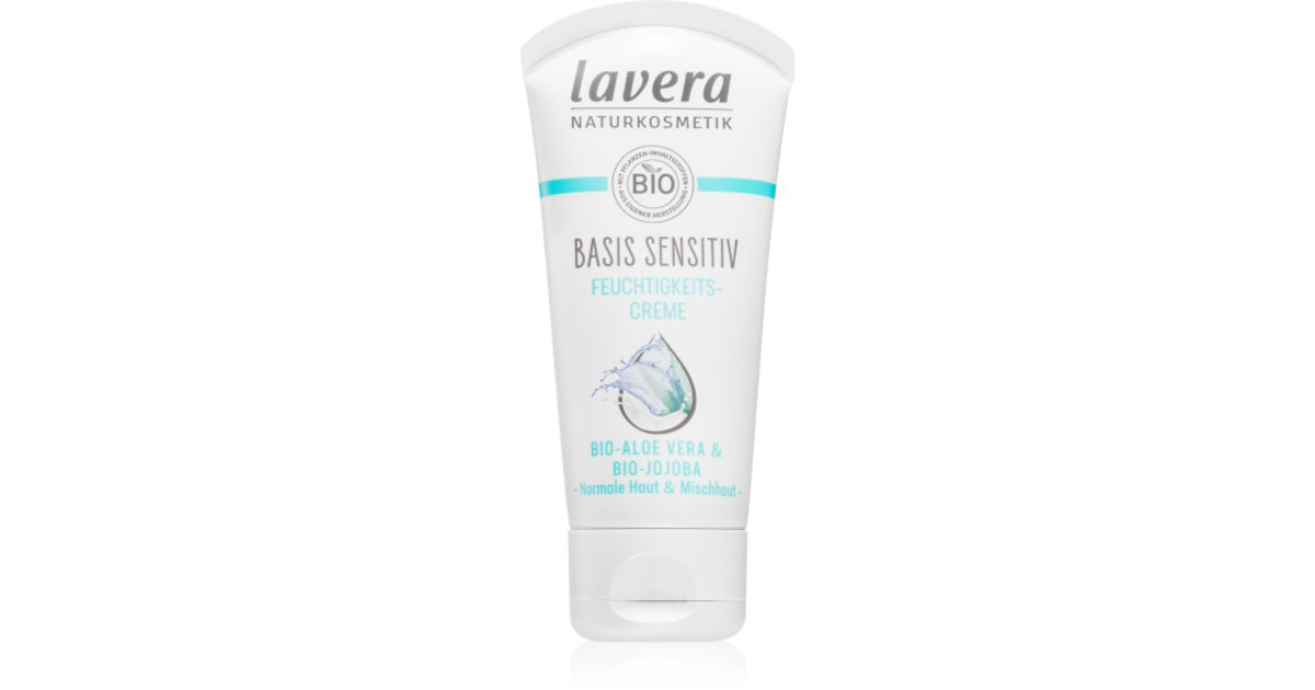 Lavera Basis Sensitiv Moisturizing Facial Cream for normal and ...
