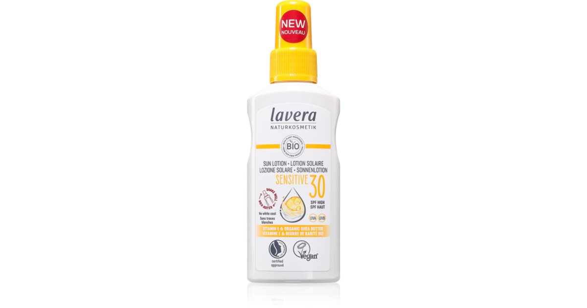 Lavera Sensitive sunscreen lotion SPF 30 | notino.co.uk