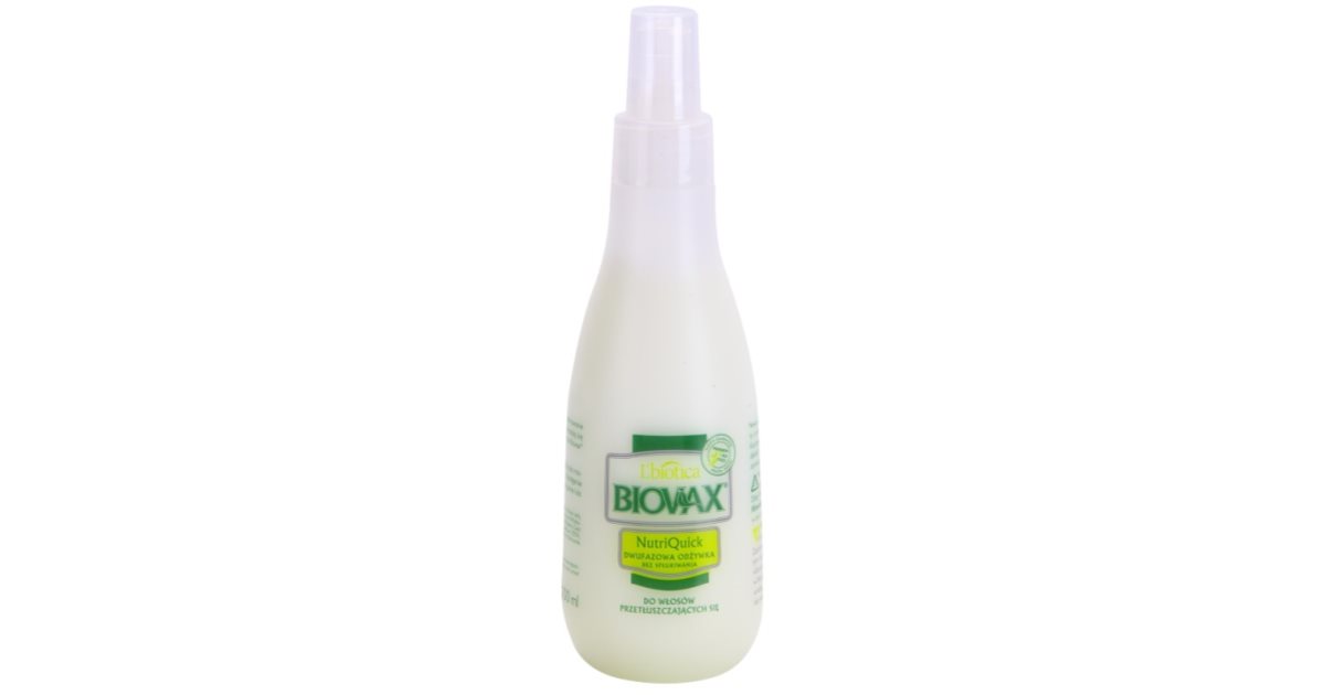 L'biotica Biovax Dull Hair dvofazno vlažilno pršilo za mastne lase ...