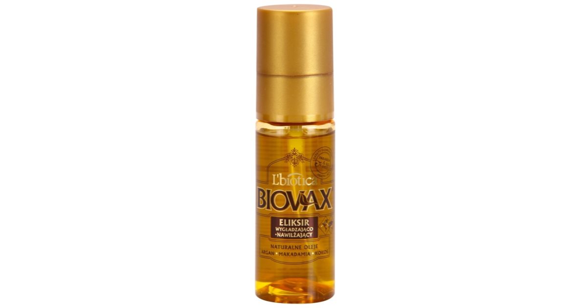 L’biotica Biovax Natural Oil Moisturizing and Nourishing Serum for ...