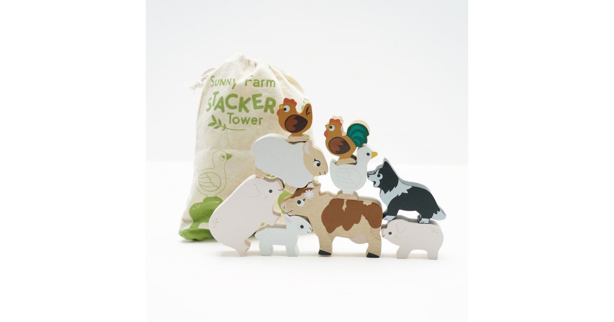 Le Toy Van Sunny Farm Stacker Tower stackable tower | notino.ie