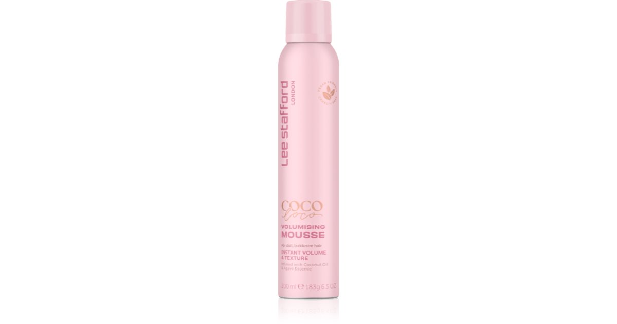 Lee Stafford CoCo LoCo Agave Luxury Volumising Mousse for fine hair and ...