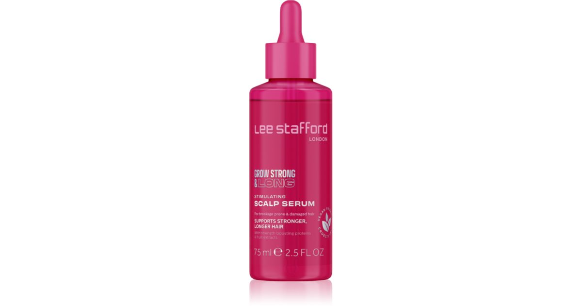 Lee Stafford Grow It Longer Stimulating Scalp Serum fortifying serum to support hair growth ...