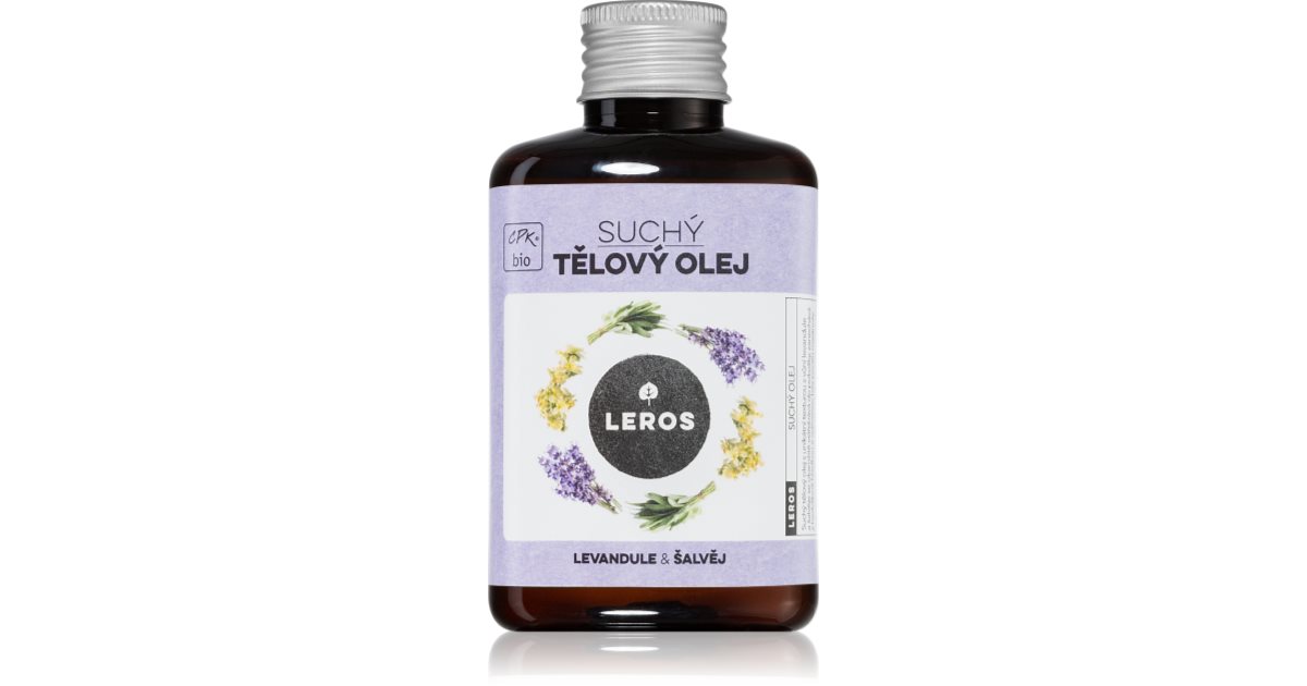 Leros Dry body oil levanduľa & šalvia suchý olej na telo | notino.sk
