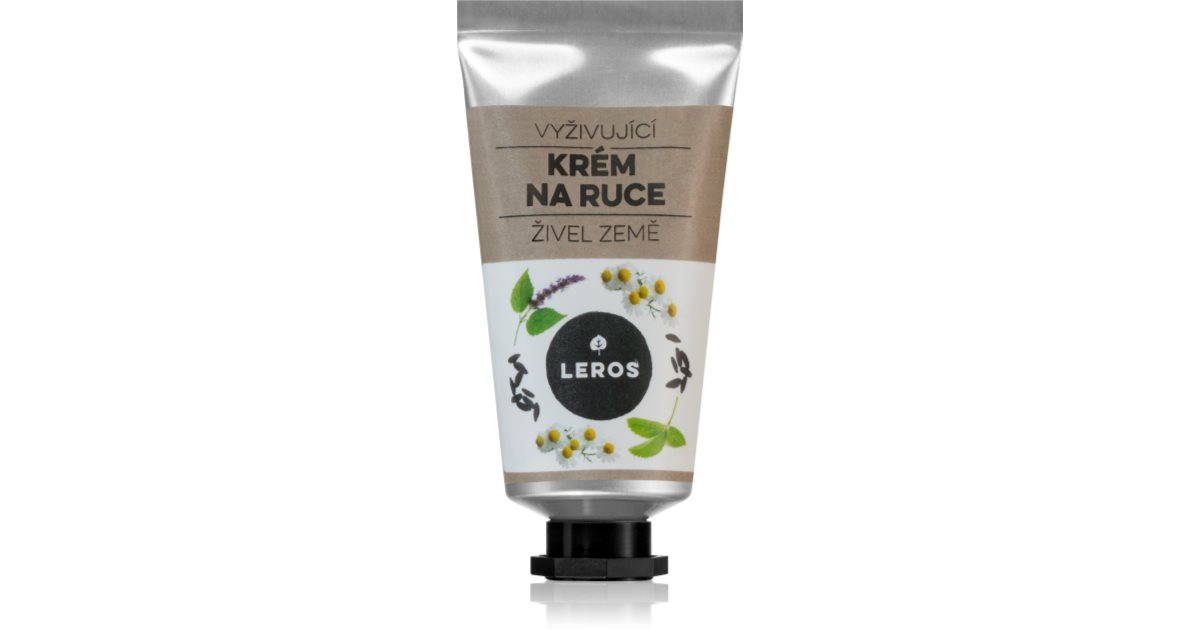 Leros Element Earth patchouli & tonka beans nourishing hand cream with ...