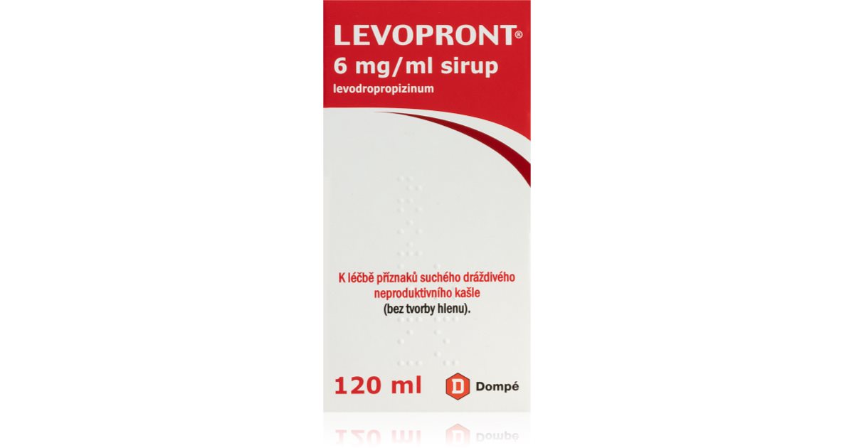Levopront Levopront 6mg/ml sirup na suchý dráždivý kašel | notino.cz