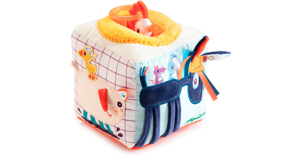 Lilliputiens Activity Sound Cube Farm aktiviteter legetøj med bidering ...