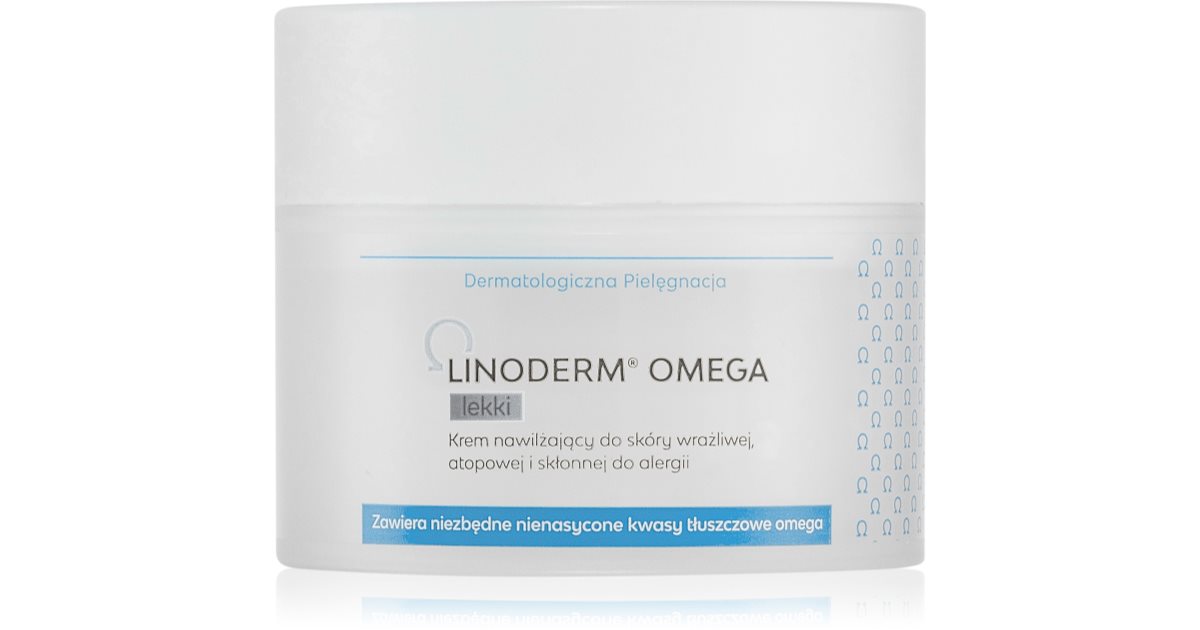 Linoderm Omega Light Cream crème légère visage peaux sensibles | notino.fr
