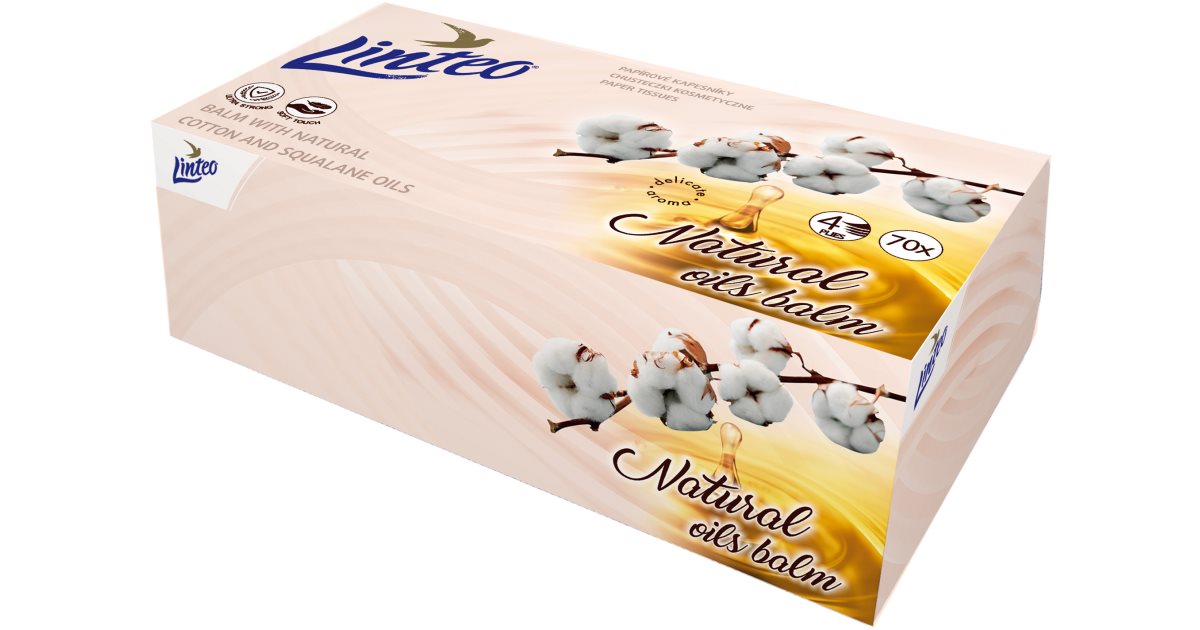 Linteo Paper Tissues Four-ply Paper, 70 pcs per box mouchoirs en papier ...