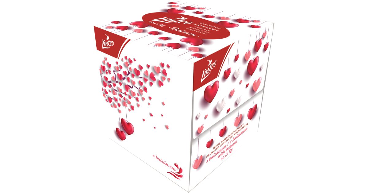 Linteo Paper Tissues Three-ply Paper, 60 pcs per box fazzoletti di ...