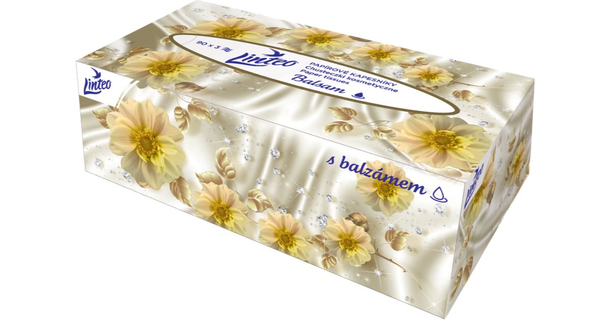 Linteo Paper Tissues Three-ply Paper, 90 pcs per box paper tissues with ...
