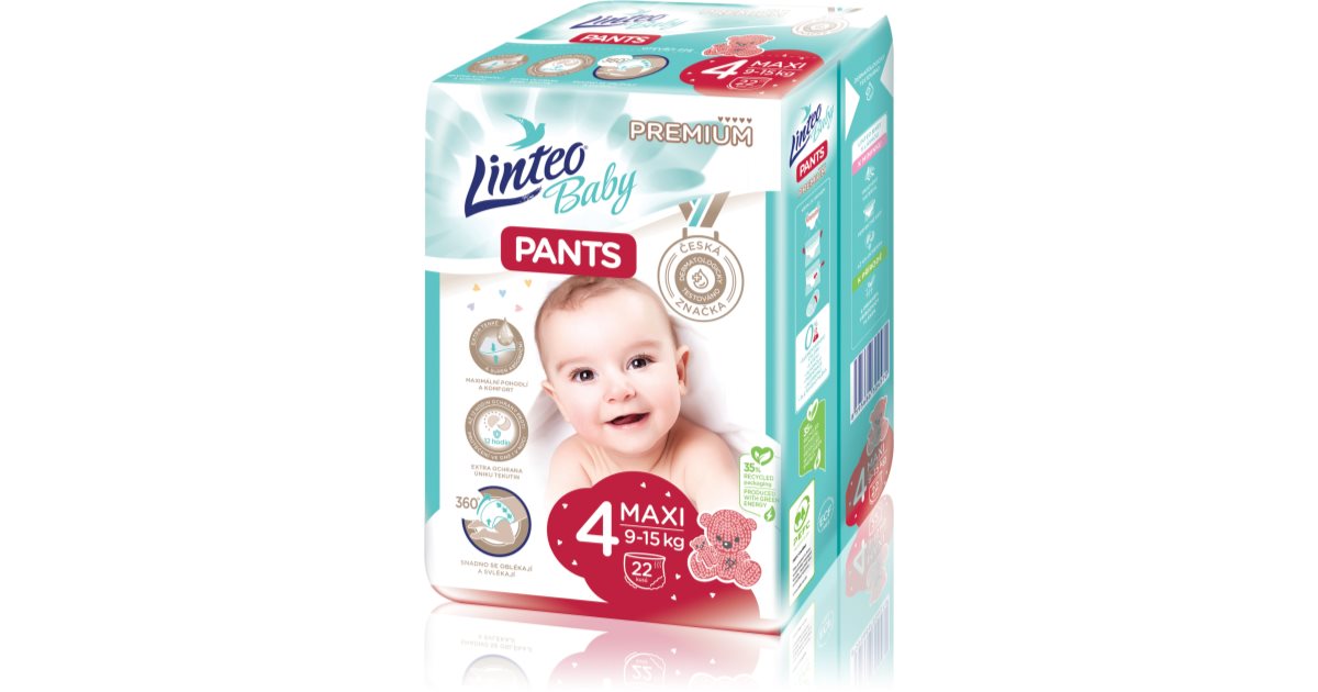 Linteo Baby Pants disposable nappy pants | notino.ie