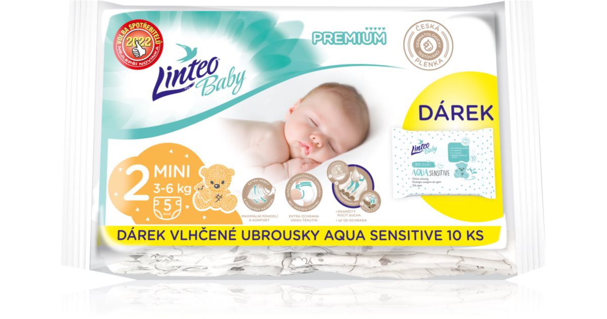 Linteo Baby Premium Mini couches jetables | notino.fr