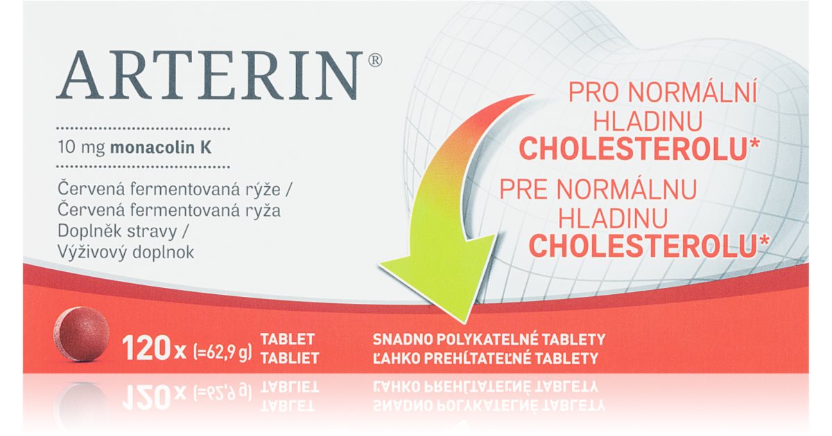 Arterin Arterin 10mg doplněk stravy pro udržení normální hladiny ...