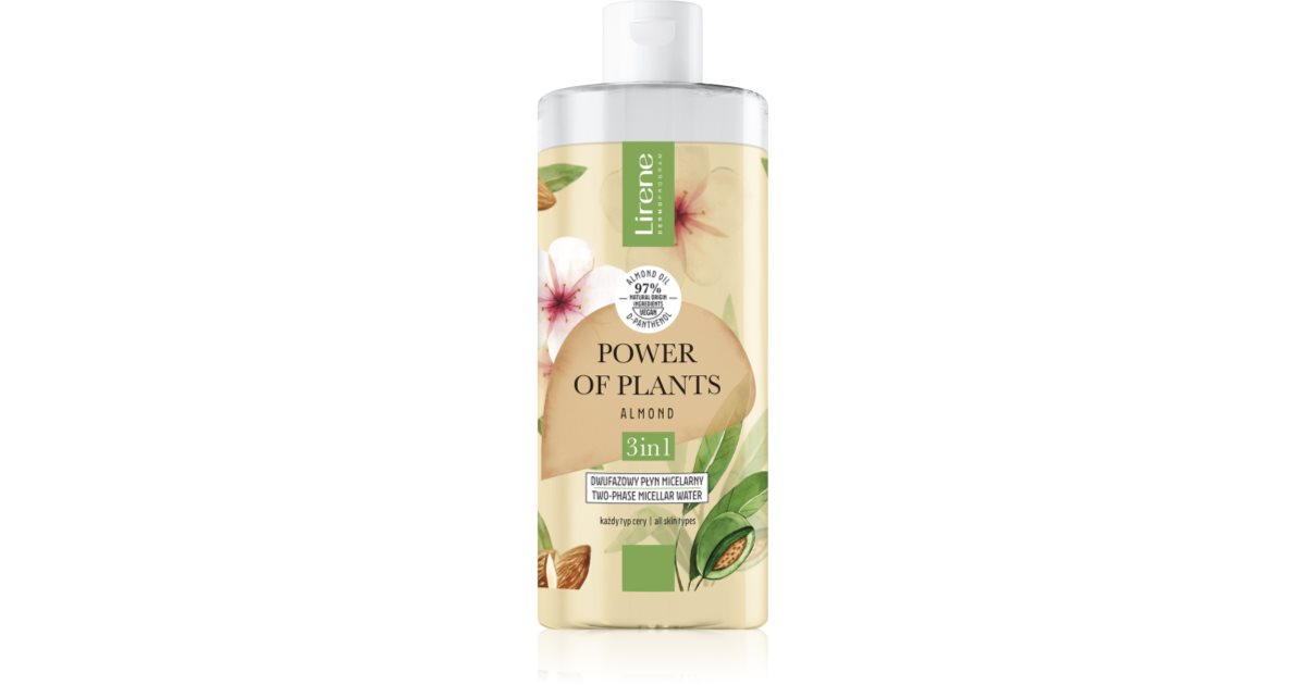 Lirene Power of Plants Almond eau micellaire 3 en 1 avec effets ...