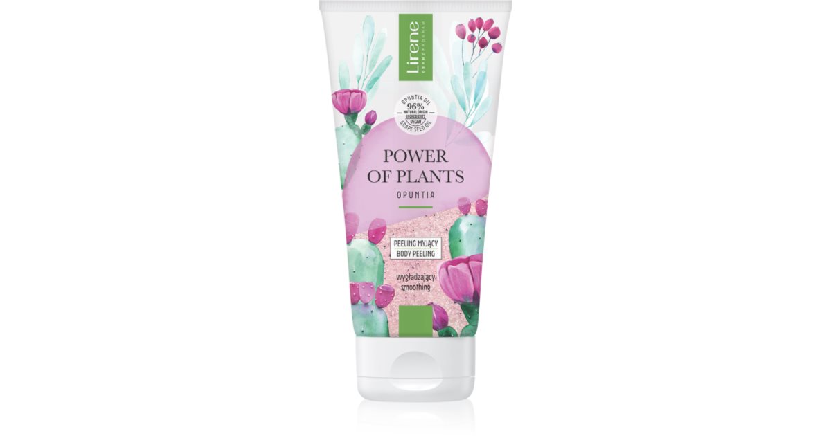 Lirene Power of Plants Opuntia smoothing exfoliating gel with firming ...