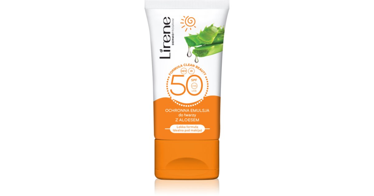 Lirene Sun care protective day emulsion for face and décolleté | notino ...