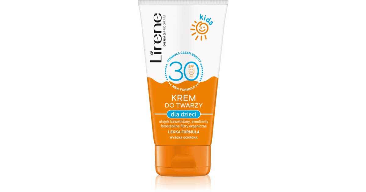 Lirene Sun care creme solar facial para crianças | notino.pt
