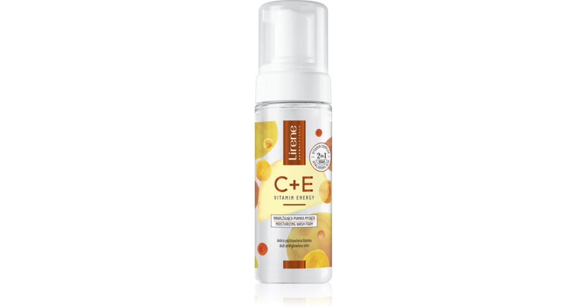 Lirene Vitamin C+E espuma limpiadora hidratante con vitaminas C y E | notino.es