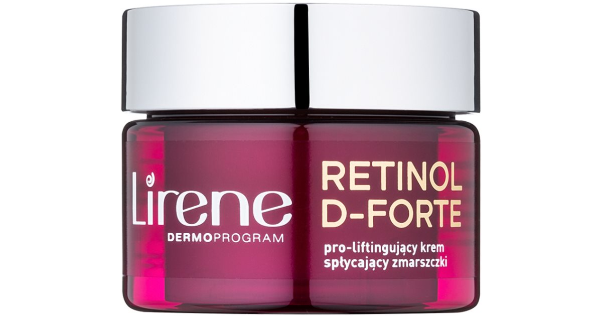 Lirene Retinol D-Forte 50+ дневен крем против бръчки с лифтинг ефект ...