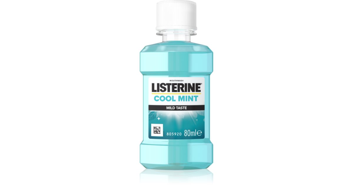 Listerine Cool Mint Mild Taste mouthwash without alcohol | notino.co.uk