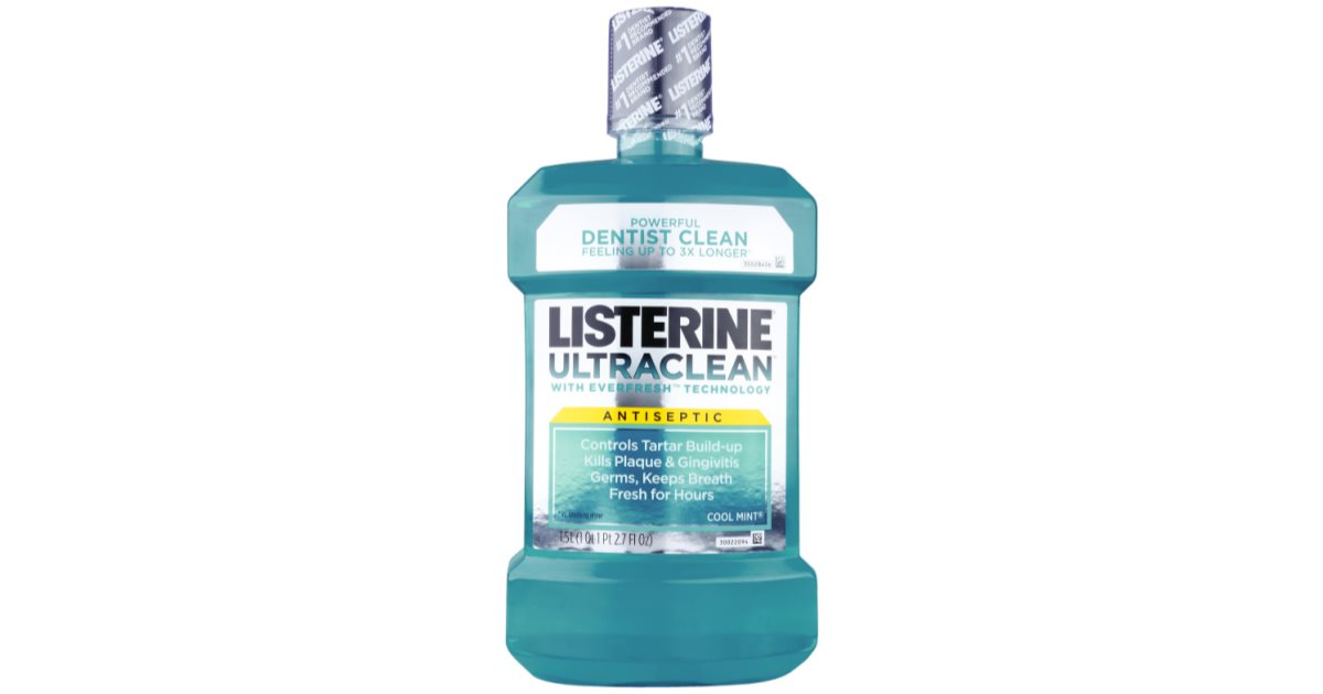 Listerine Ultra Clean Cool Mint вода за уста за свеж дъх | notino.bg