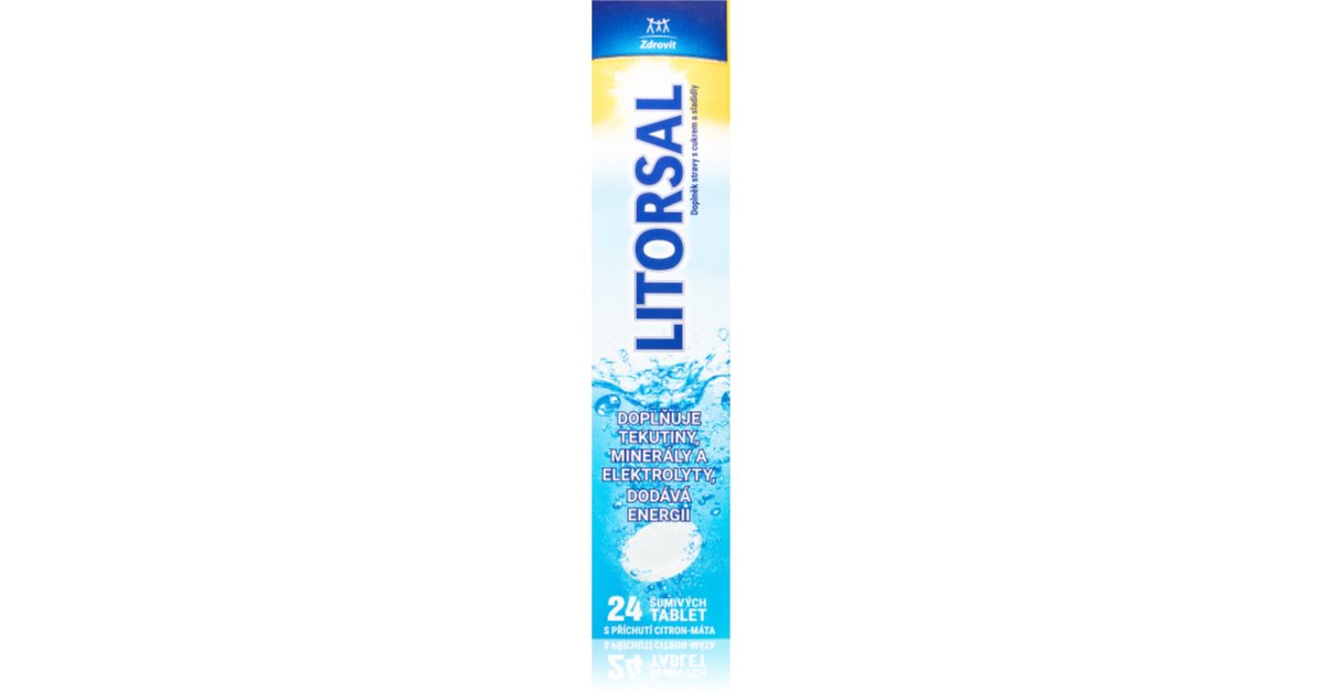 Litorsal Litorsal citron-máta šumivé tablety s elektrolyty | notino.cz