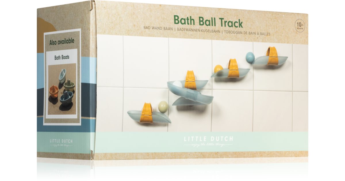Little Dutch Bath Ball Track Blue knikkerbaan voor in bad | notino.nl