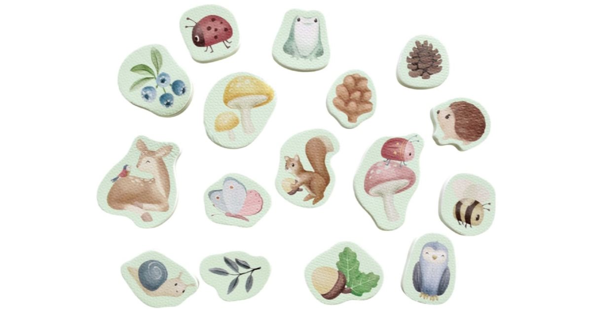 Little Dutch Forest Friends Bath Foam Figures pěnové samolepky do vany ...