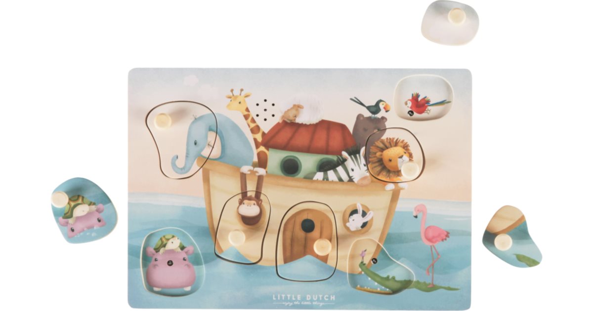 Little Dutch Sound Puzzle Noah’s Ark puzzle s melodijom | Notino.hr