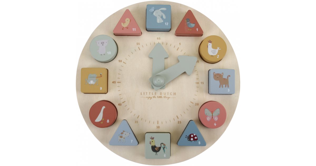 Little Dutch Puzzle clock hračka ze dřeva | notino.cz
