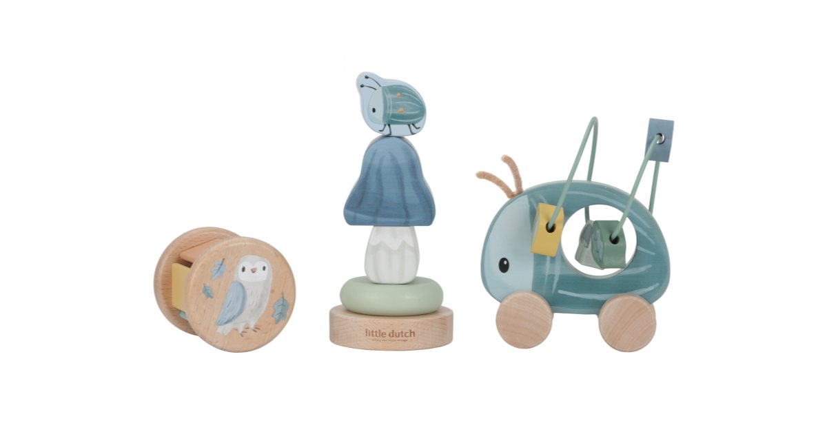 Little Dutch Forest Friends Gift Box Wood gift set for babies | notino ...