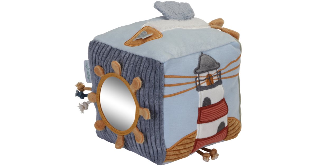 Little Dutch Soft Activity Cube Sailors Bay soft sensory toy blocks ...